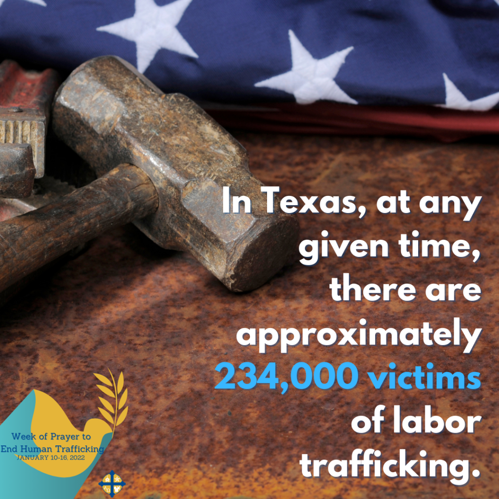 Jan. 10 Pray for an end to human trafficking - Texas Catholic Conference